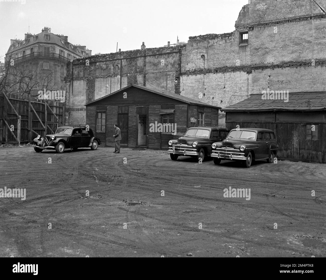 Faisanderie and MSA Garage. Photographs of Marshall Plan Programs ...