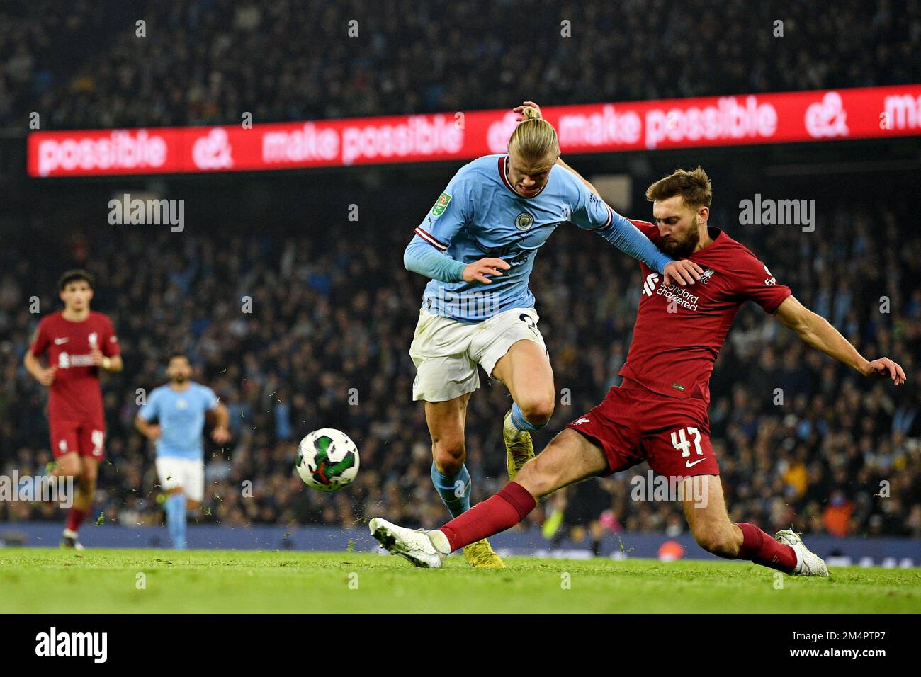 Etihad Stadium, Manchester, UK. 22nd Dec, 2022. Carabou Cup Football ...
