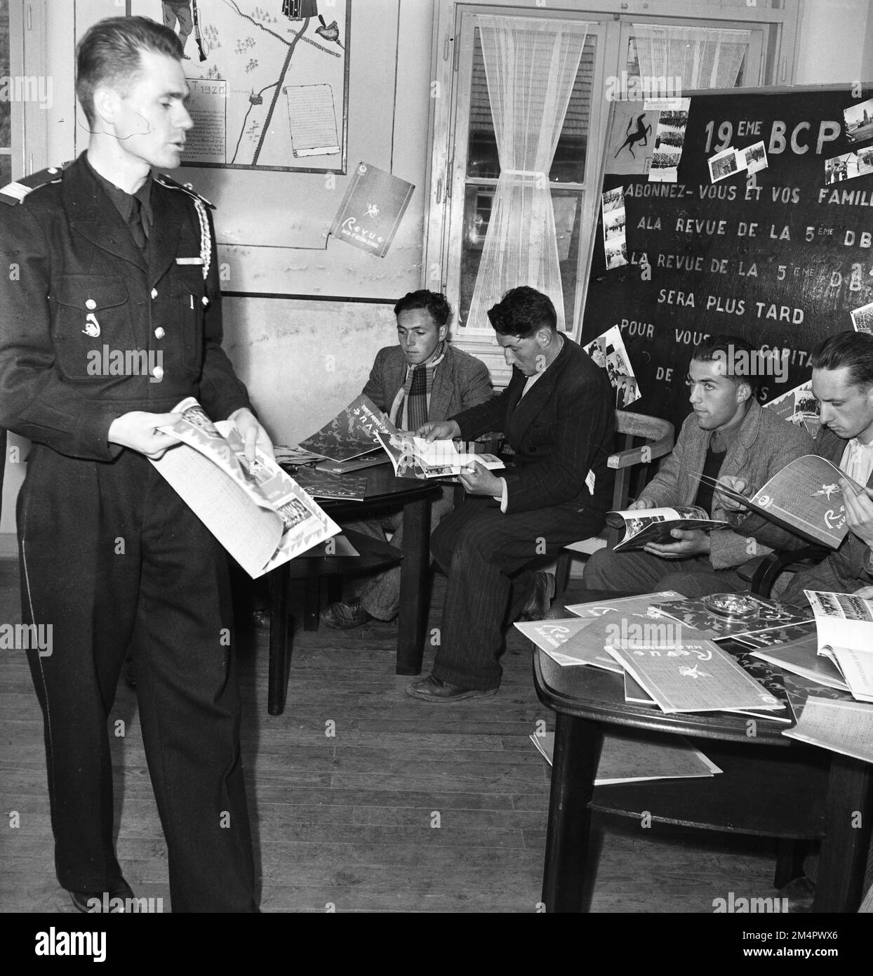 French Army - Training Recruits. Photographs of Marshall Plan Programs ...