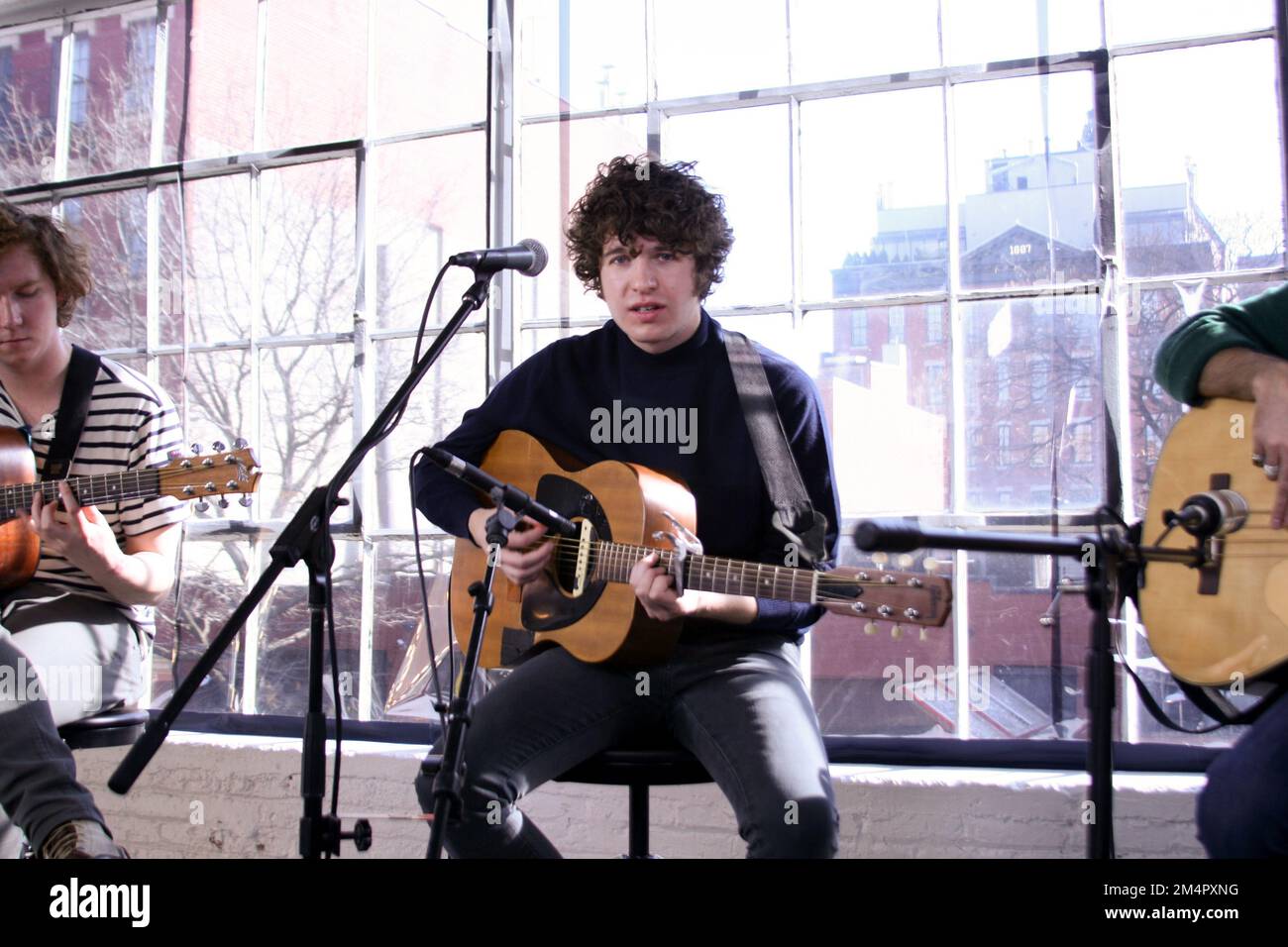 The Kooks - Luke Pritchard - perform a private session in New York ...