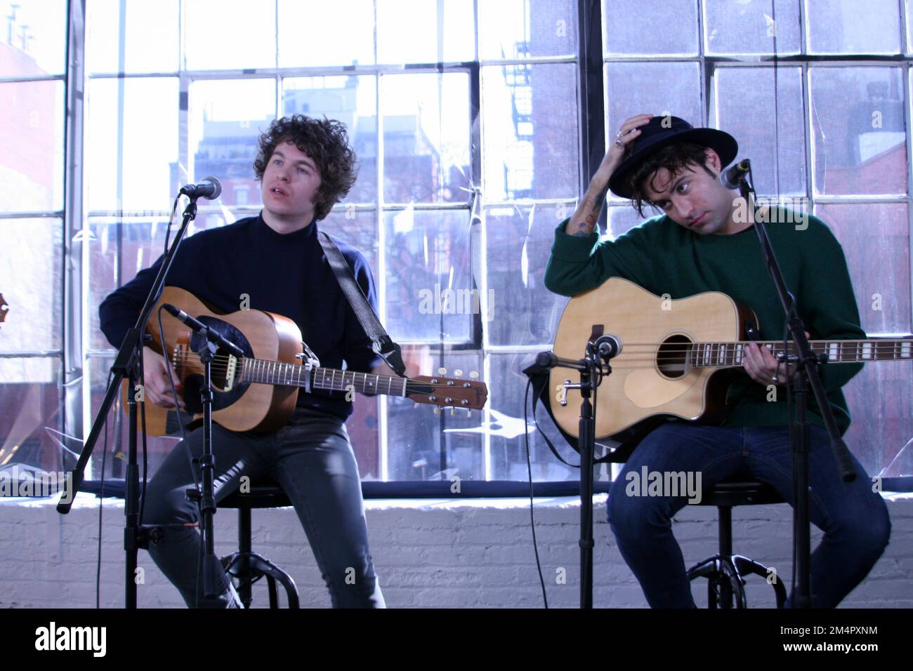 The Kooks - Luke Pritchard - perform a private session in New York ...