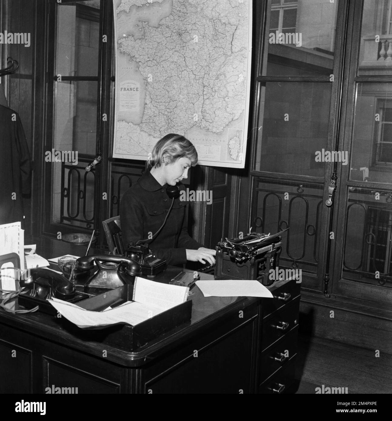 American Girl, Secretary in Paris. Photographs of Marshall Plan ...