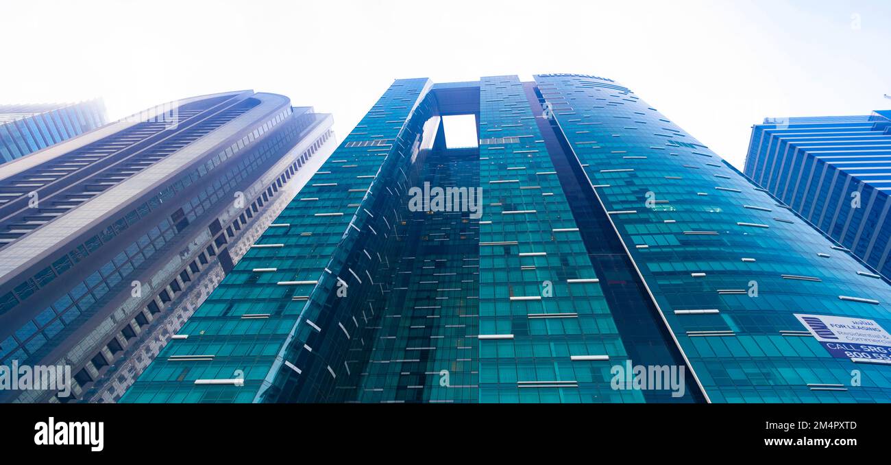 Dubai, United Arab Emirates - December 23, 2017: skyscraper building ...