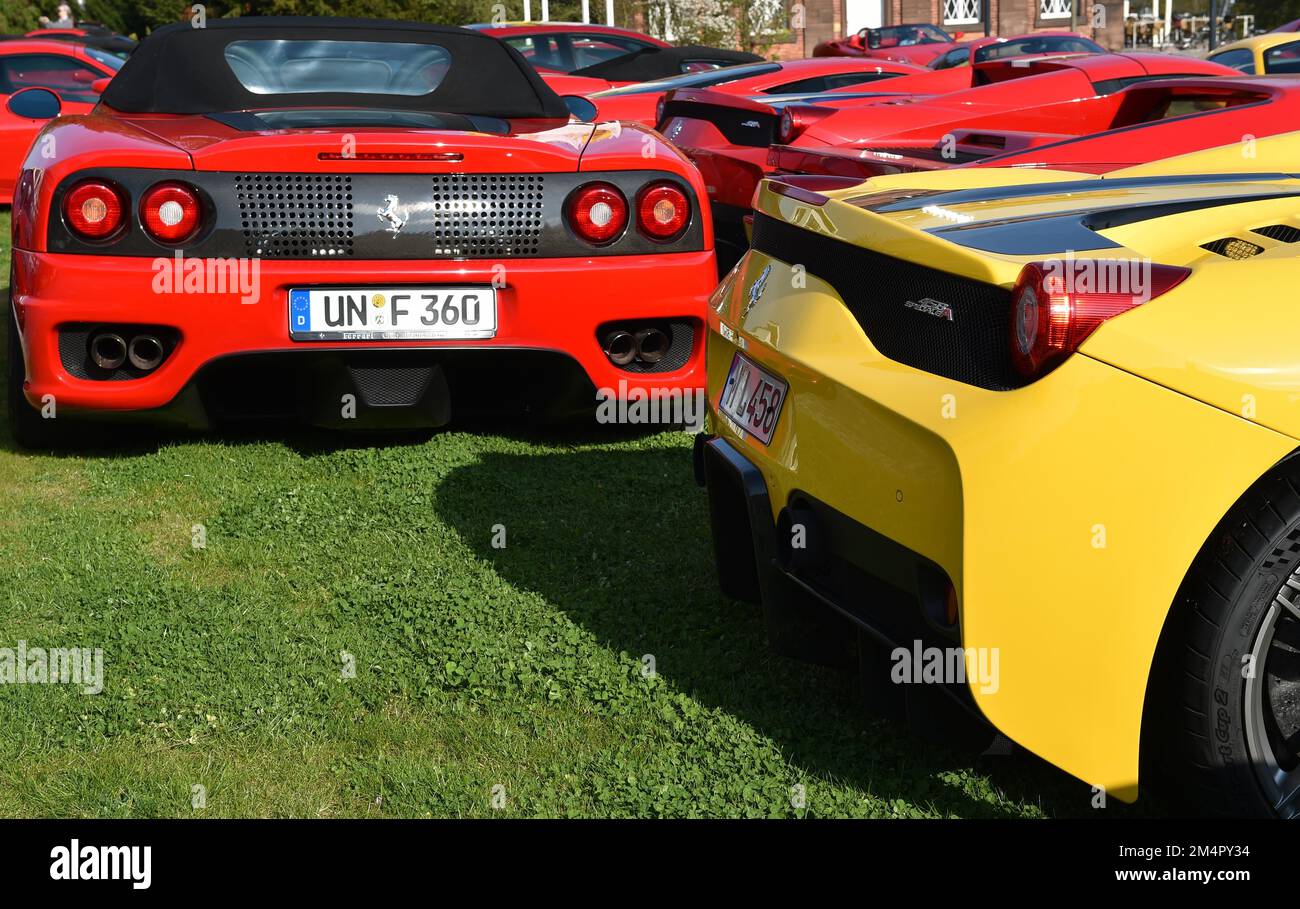 Ferrari at a Ferrari meeting in Kassel, Germany Stock Photo - Alamy