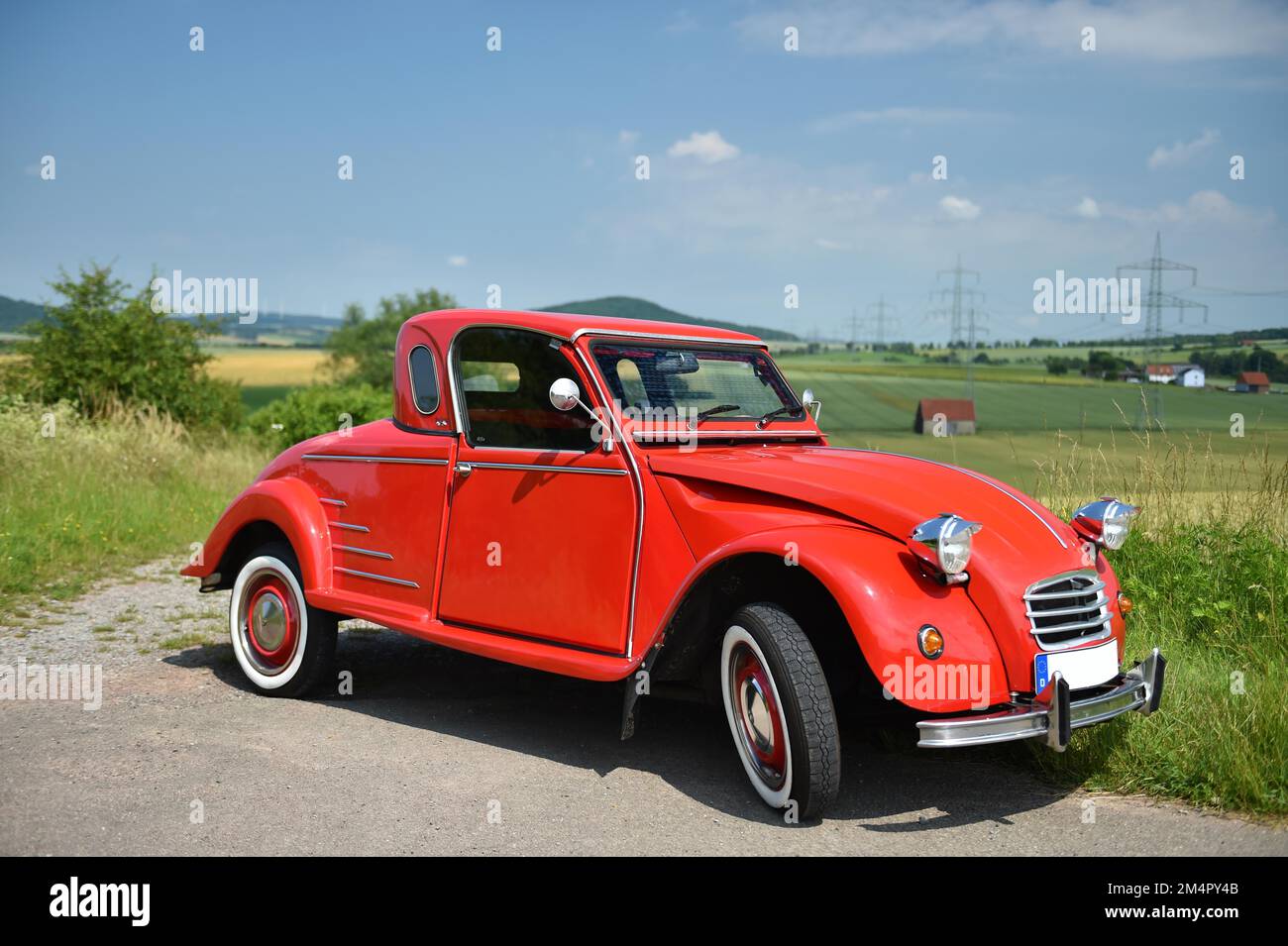 Classic car, Citroen 2CV, Roadster, self-built, Germany Stock Photo - Alamy