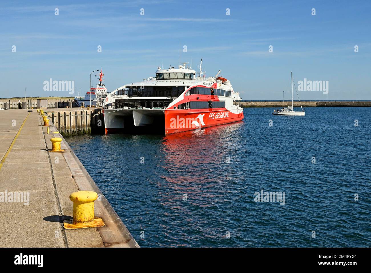 Heligoland catamaran hi-res stock photography and images - Alamy