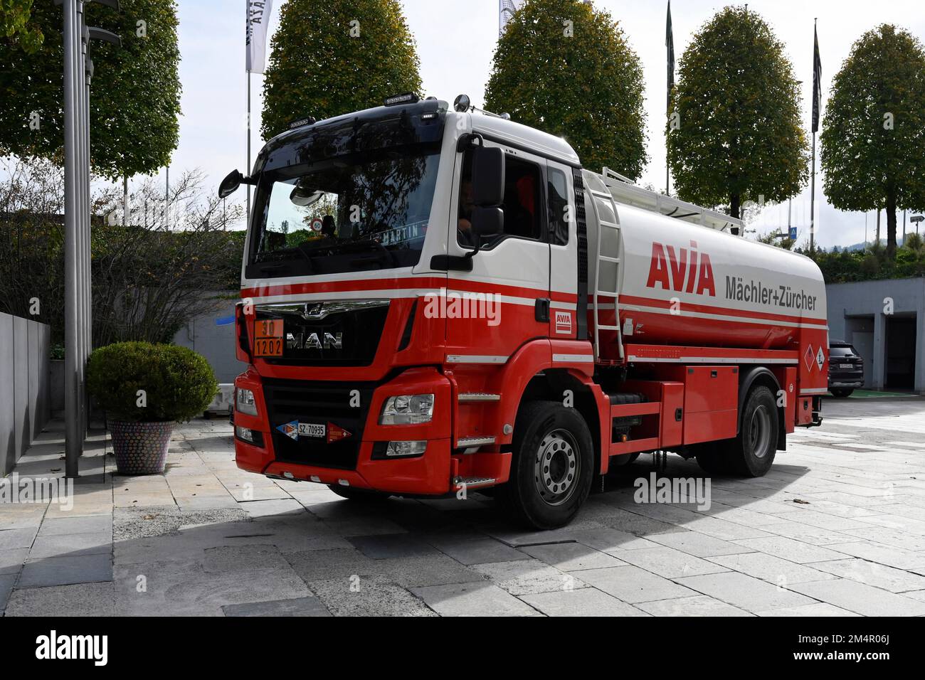 Avia Tank truck Stock Photo - Alamy