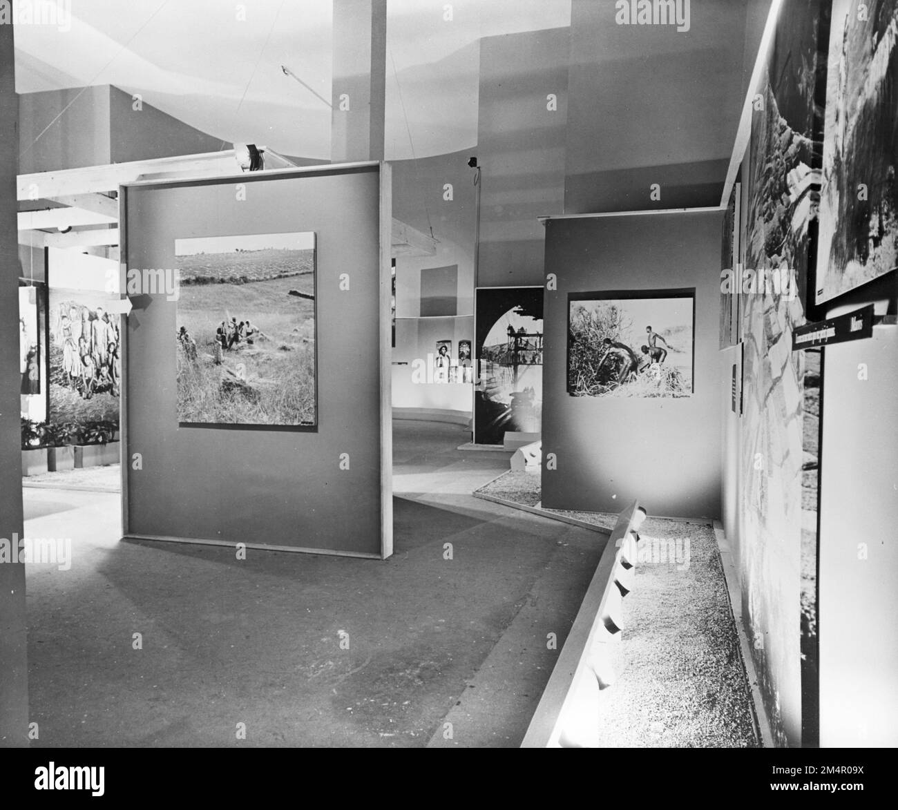 "Family of Man" Exhibit, Lay-out. Photographs of Marshall Plan Programs ...