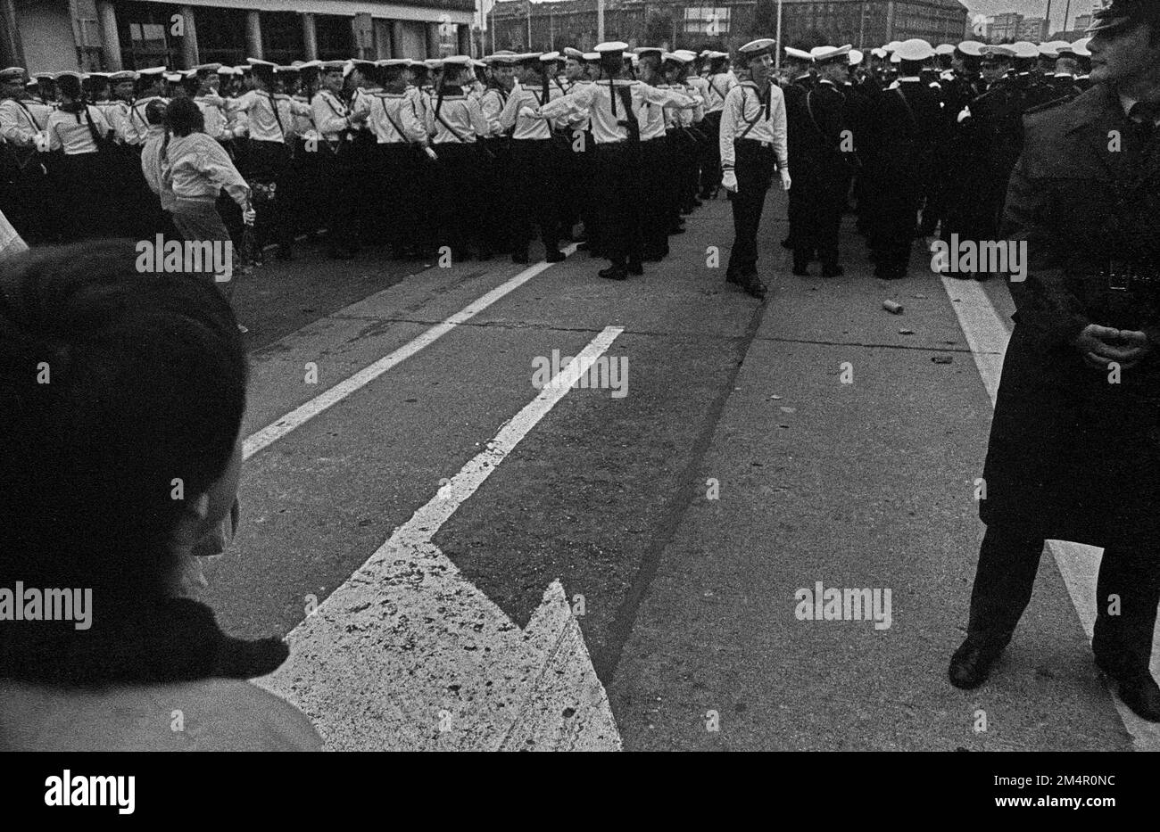 GDR, Berlin, 07. 10. 1988, NVA military parade for the 39th Republic ...