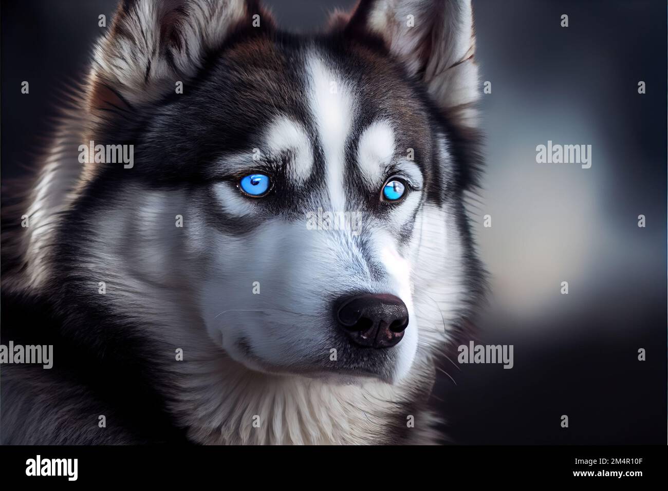 Siberian Husky With Blue Eyes Wallpaper