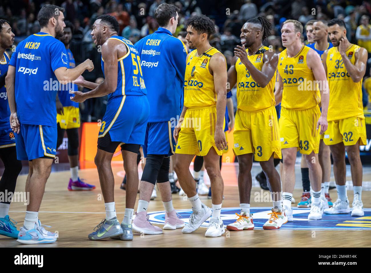 Berlin, Germany. 22nd Dec, 2022. Basketball: Euroleague, Alba Berlin ...