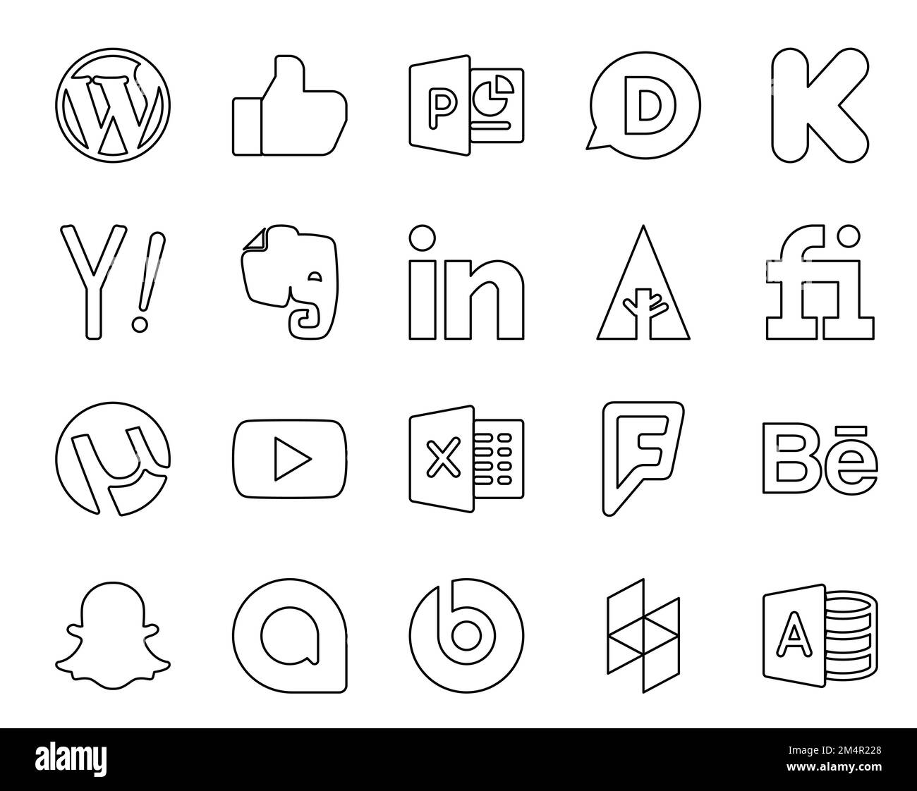 Excel Icon Microsoft Stock Vector Images Alamy