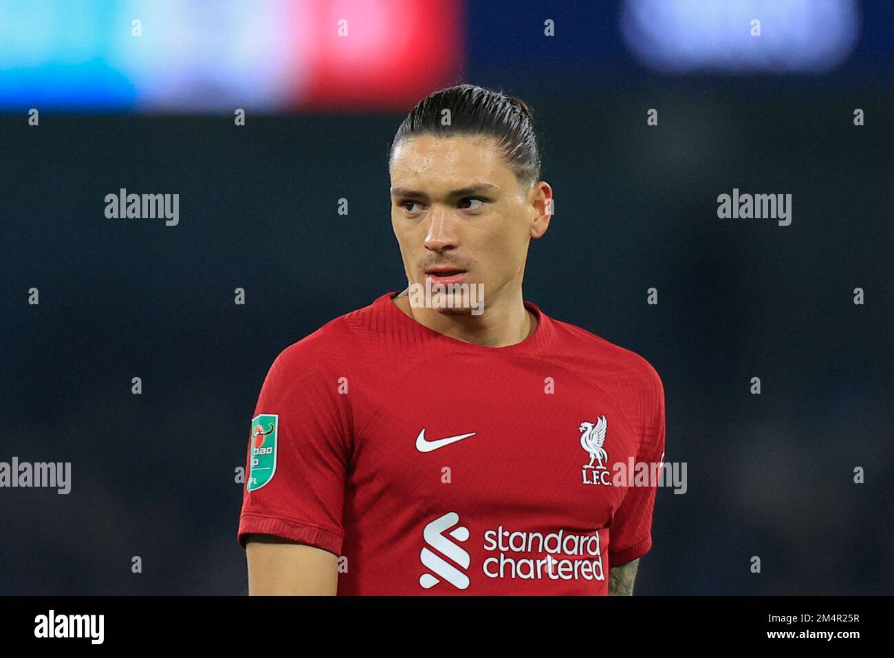 Darwin Núñez #27 of Liverpool during the Carabao Cup Fourth Round match ...