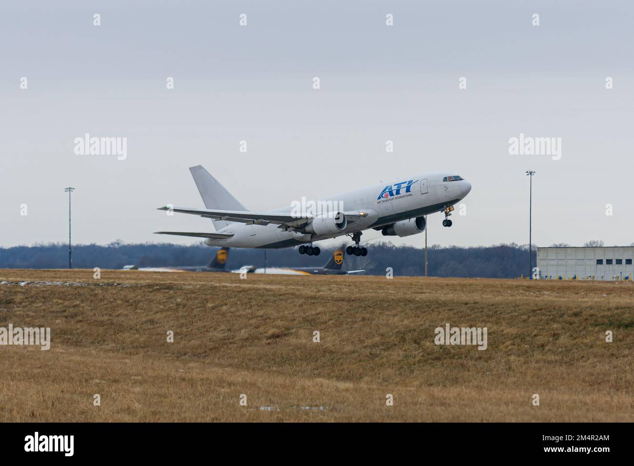 Rockford, IL USA - December 21, 2022: Air Transport International ...