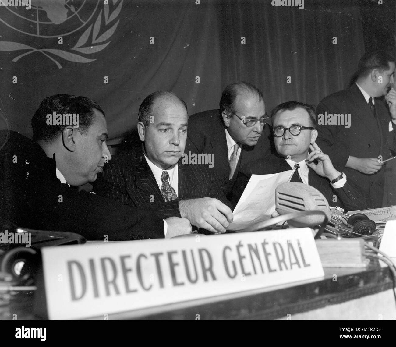 UNESCO General Conference, Nov, 1952. Photographs of Marshall Plan ...