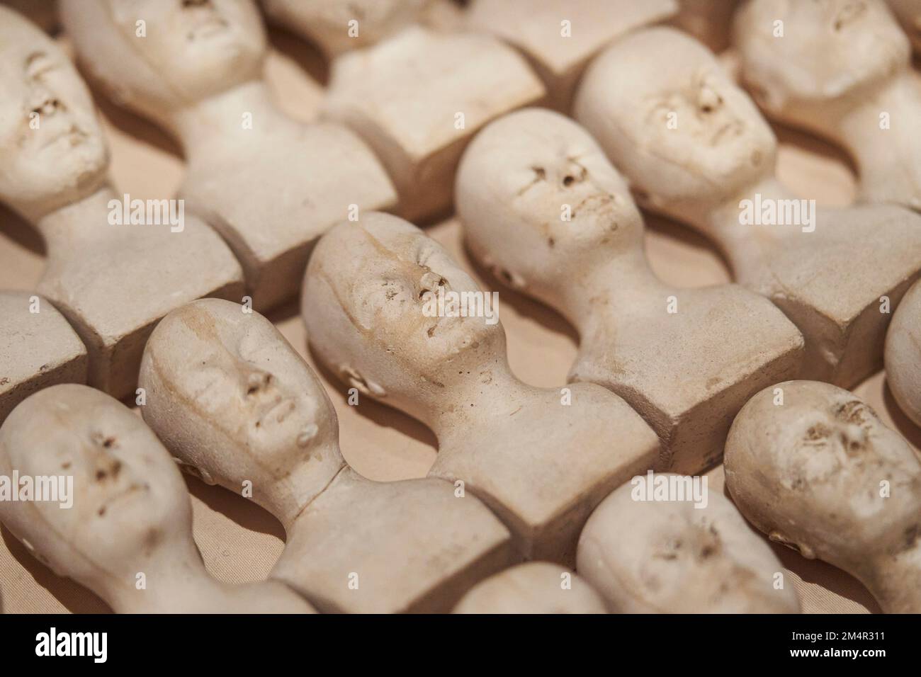 Miniature Heads for teaching Phrenology Stock Photo - Alamy
