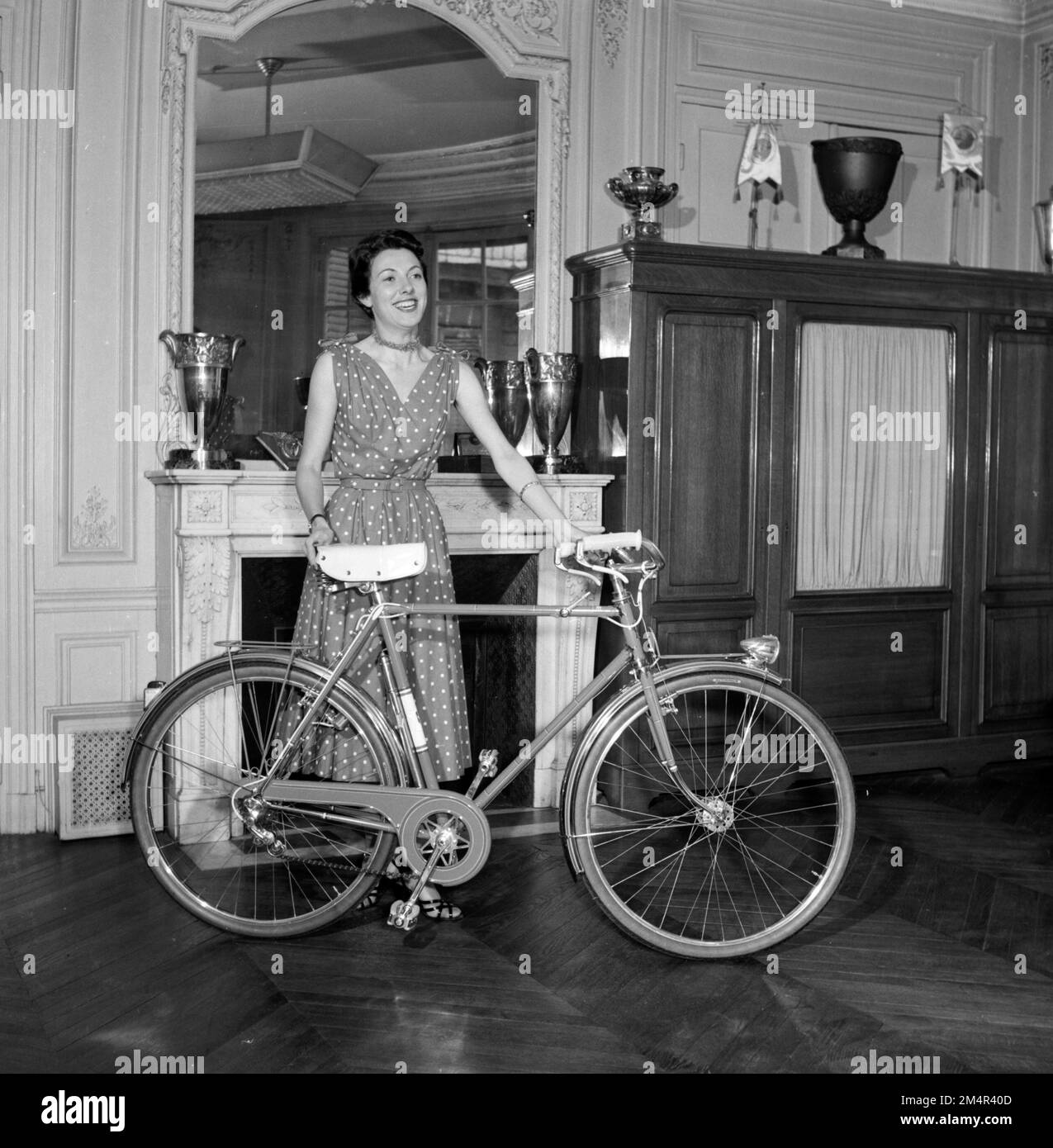 Bicyclette Presented to Eisenhower. Photographs of Marshall Plan ...