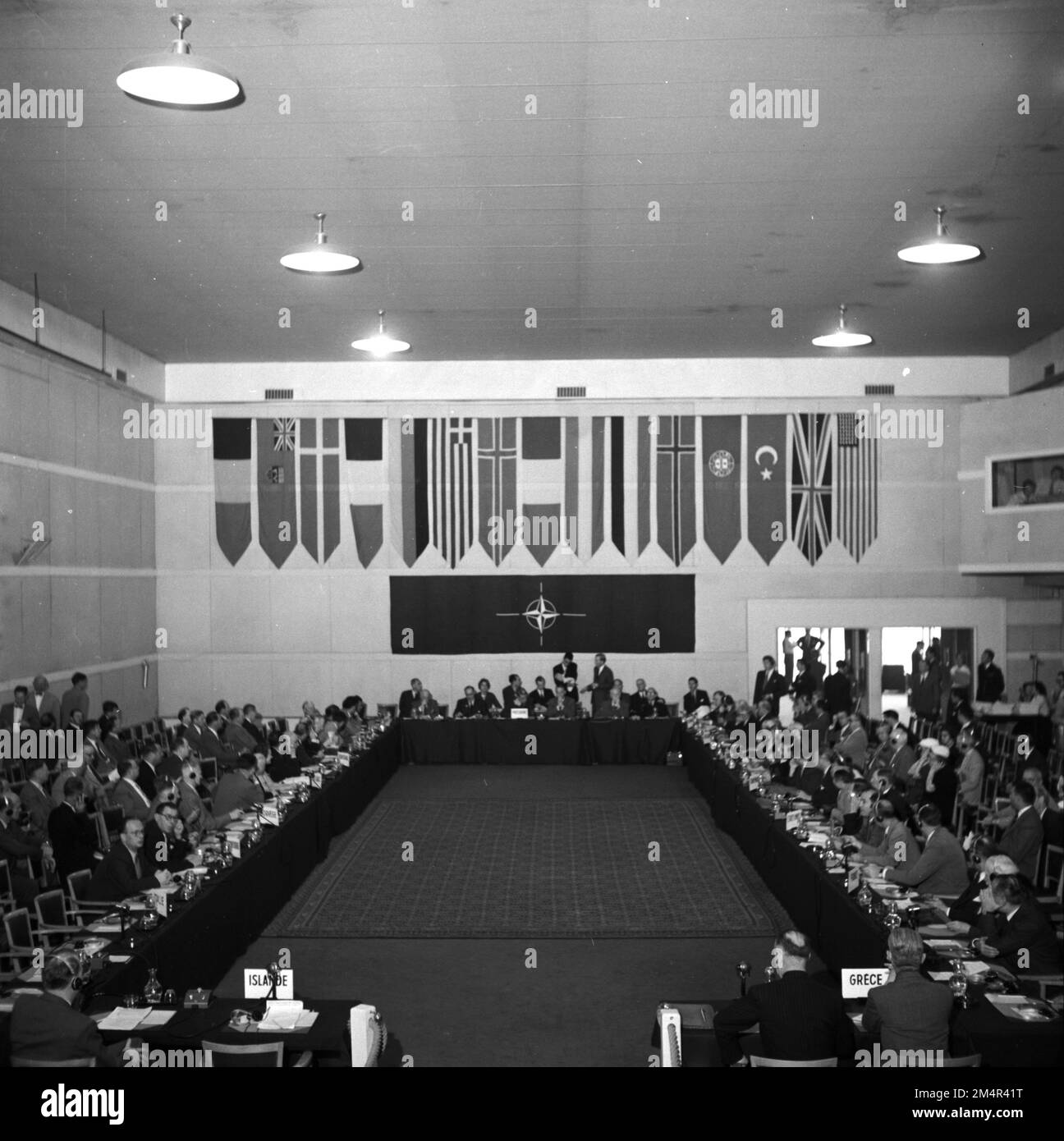 Meeting of MPs from NATO Countries. Photographs of Marshall Plan ...