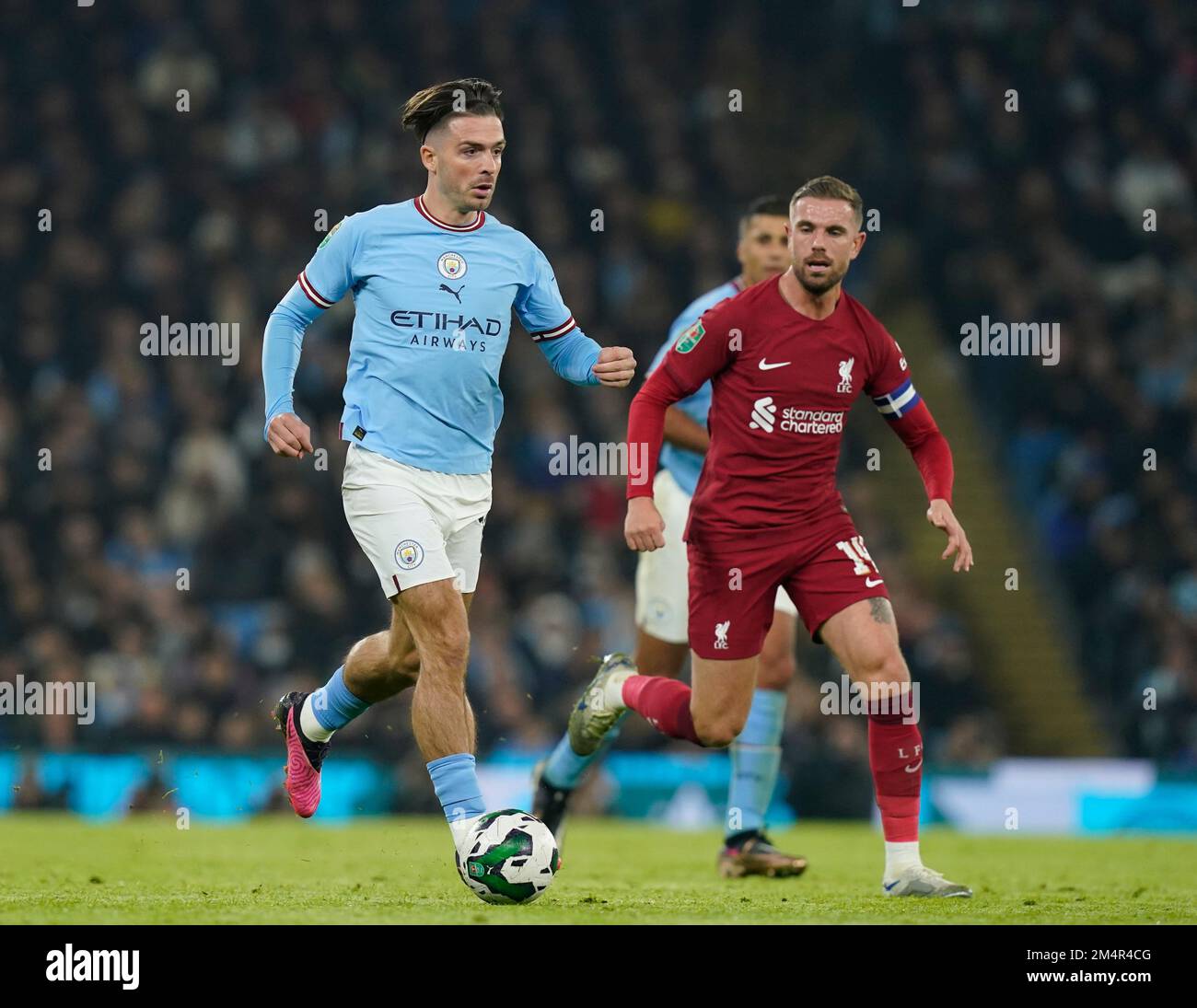 Manchester, England, 22nd December 2022. Jack Grealish of Manchester ...