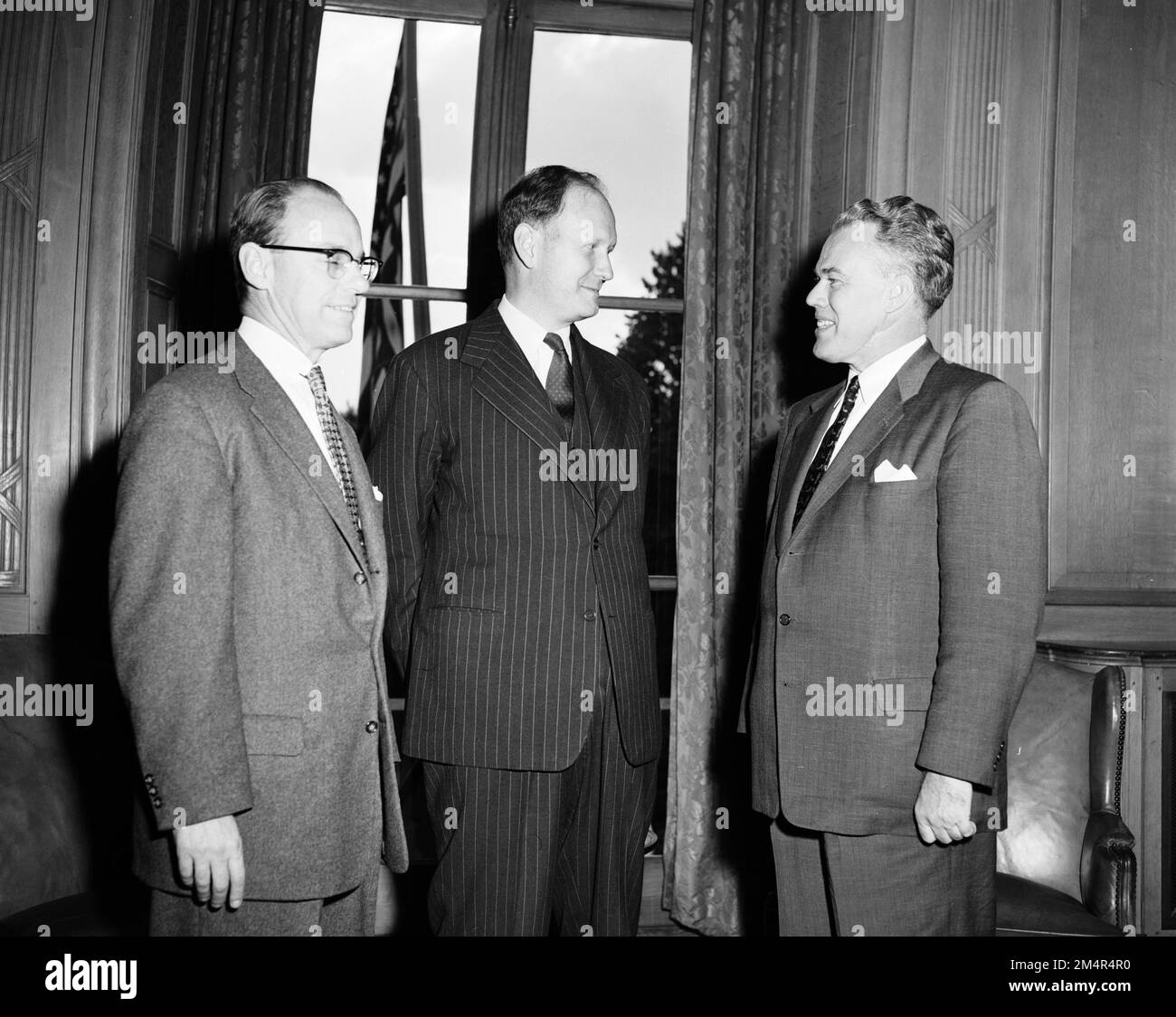 Congressman Widnall, Ambassador Dillon. Photographs of Marshall Plan ...