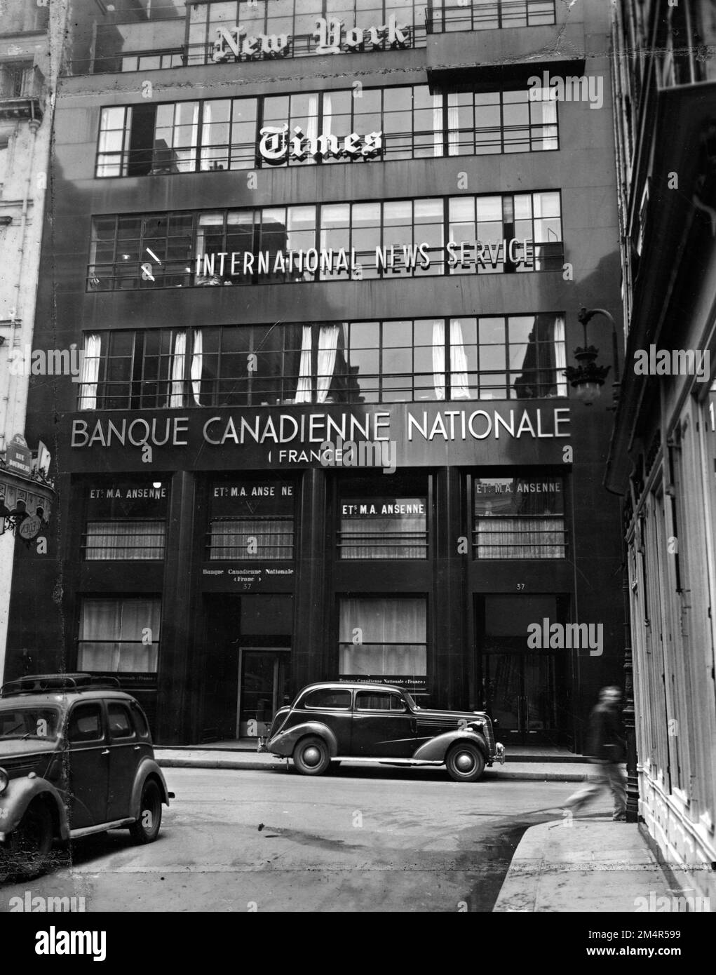 Entrances of All ECA Buildings in Paris. Photographs of Marshall Plan ...