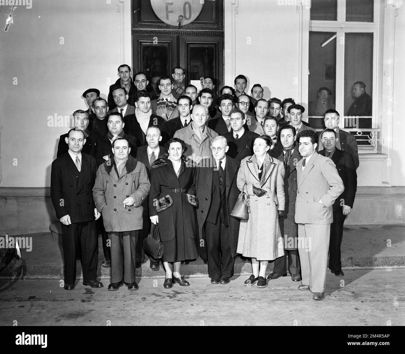 F. O. Teachers' Meeting, November, 1952. Photographs of Marshall Plan ...