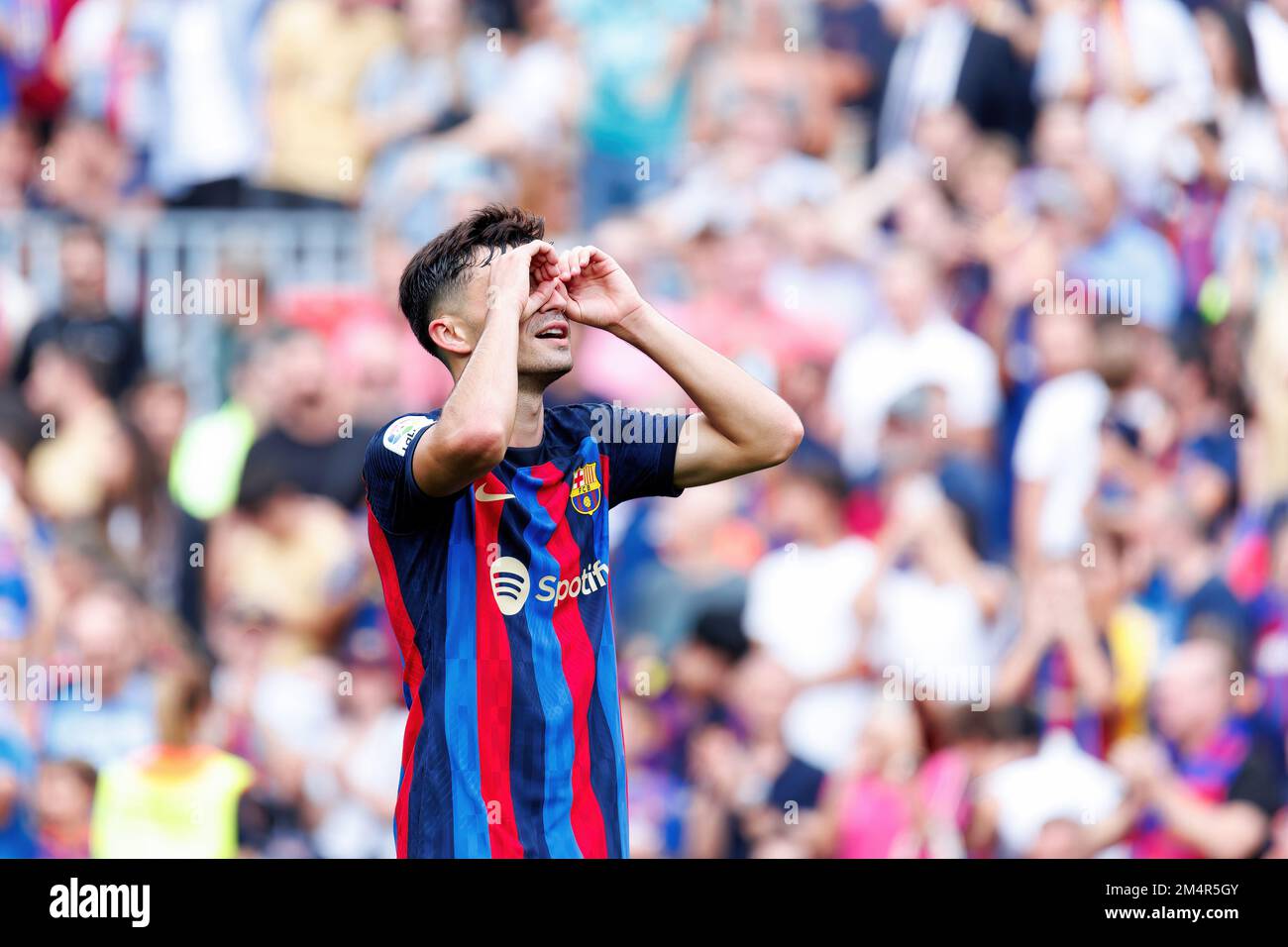 Pedri goal celebration hi-res stock photography and images - Alamy