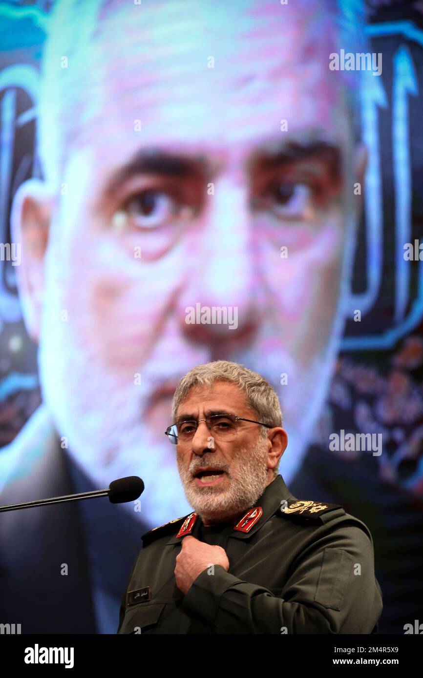 Tehran, Tehran, Iran. 20th Dec, 2022. Commander of Iran's Islamic ...