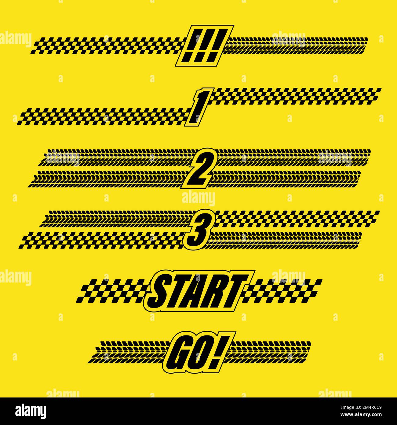 Racing yellow start flag hi-res stock photography and images - Alamy