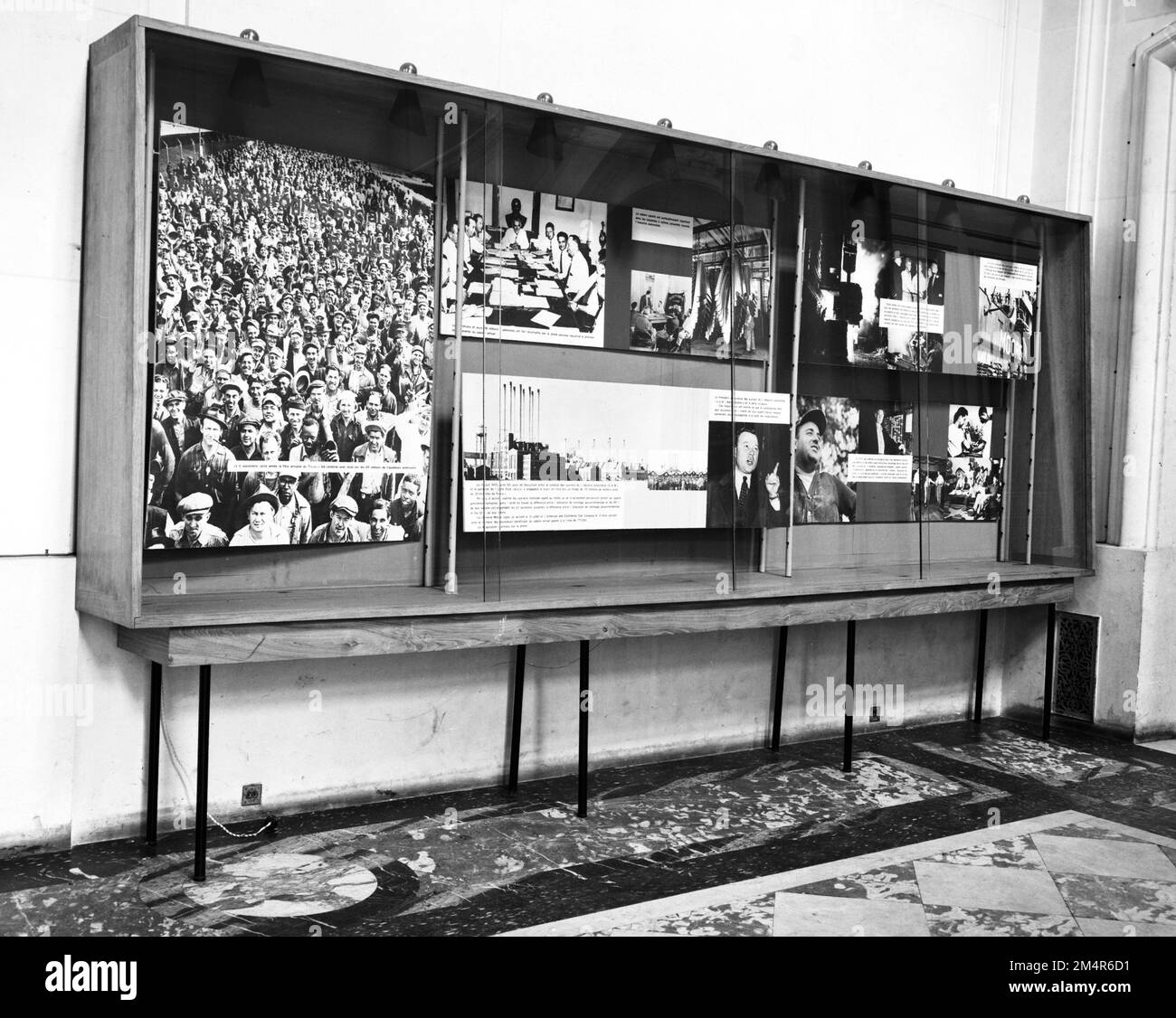 Labor Union Exhibit Case, USIS. Photographs of Marshall Plan Programs ... Labor Union Exhibit Case, USIS. Photographs of Marshall Plan Programs ...