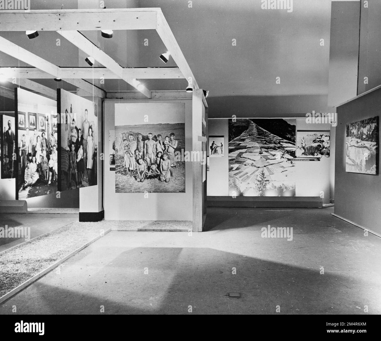 "Family of Man" Exhibit, Lay-out. Photographs of Marshall Plan Programs ...