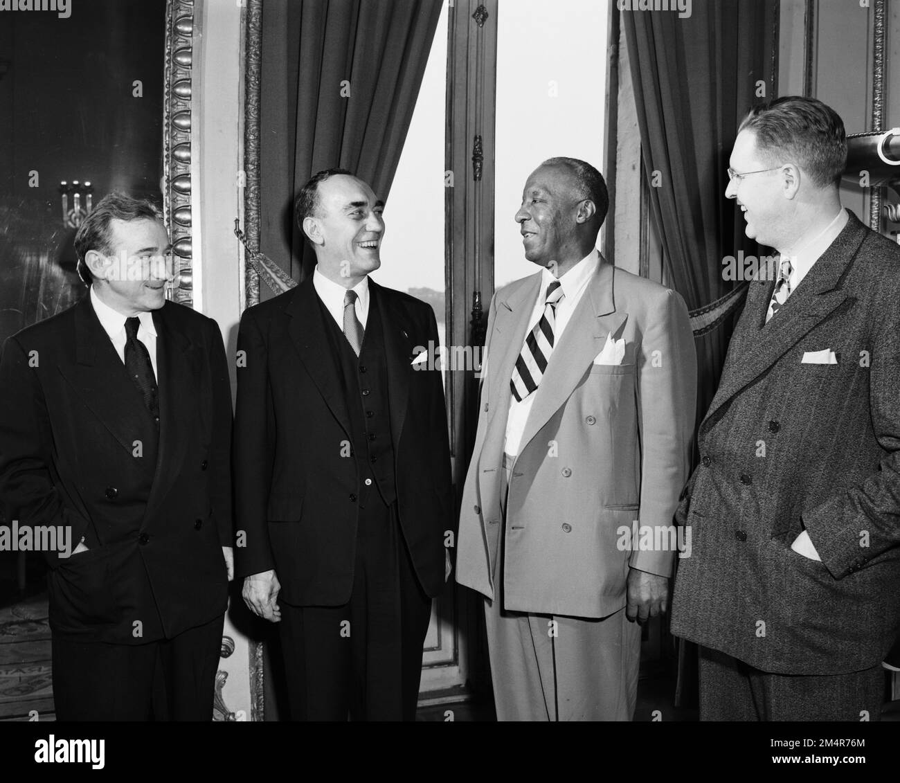 A. Philip Randolph Visists Ambassador Draper. Photographs of Marshall ...