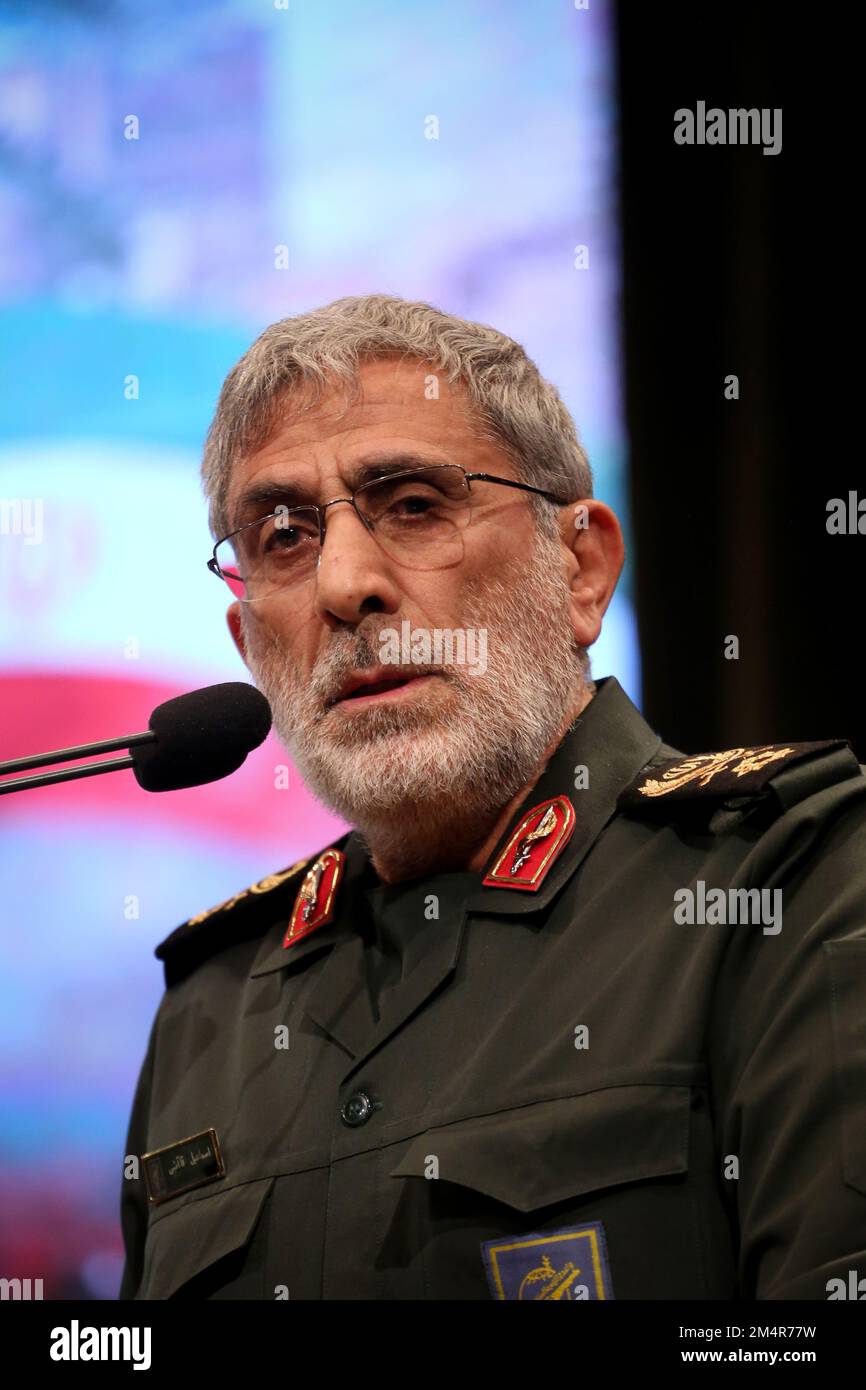 Tehran, Tehran, Iran. 20th Dec, 2022. Commander of Iran's Islamic ...
