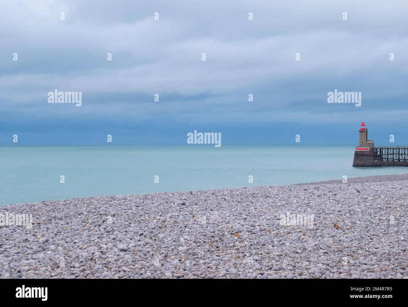 The Fecamp beach in Normandy (France Stock Photo - Alamy