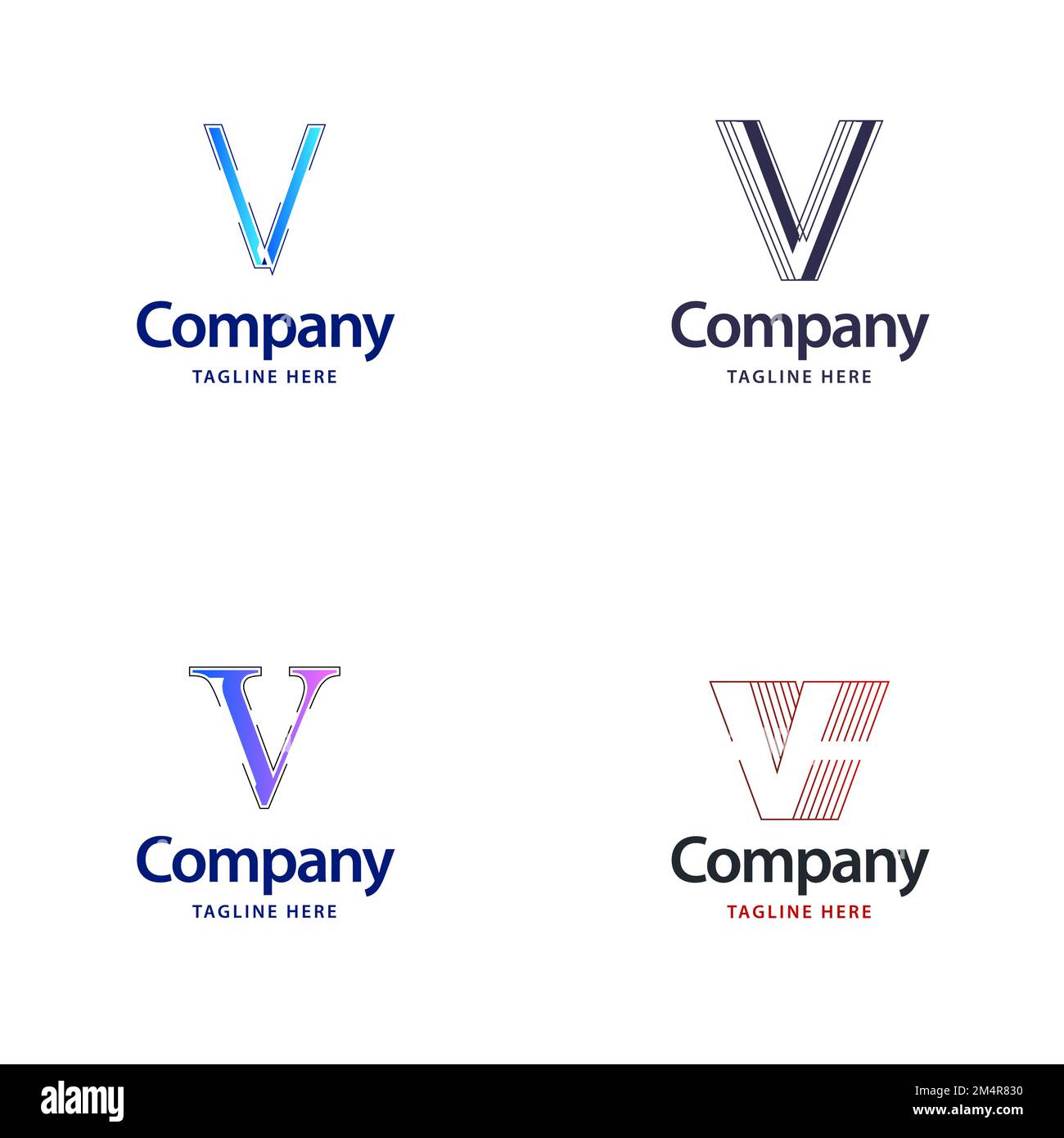 V logos Stock Vector Images - Alamy