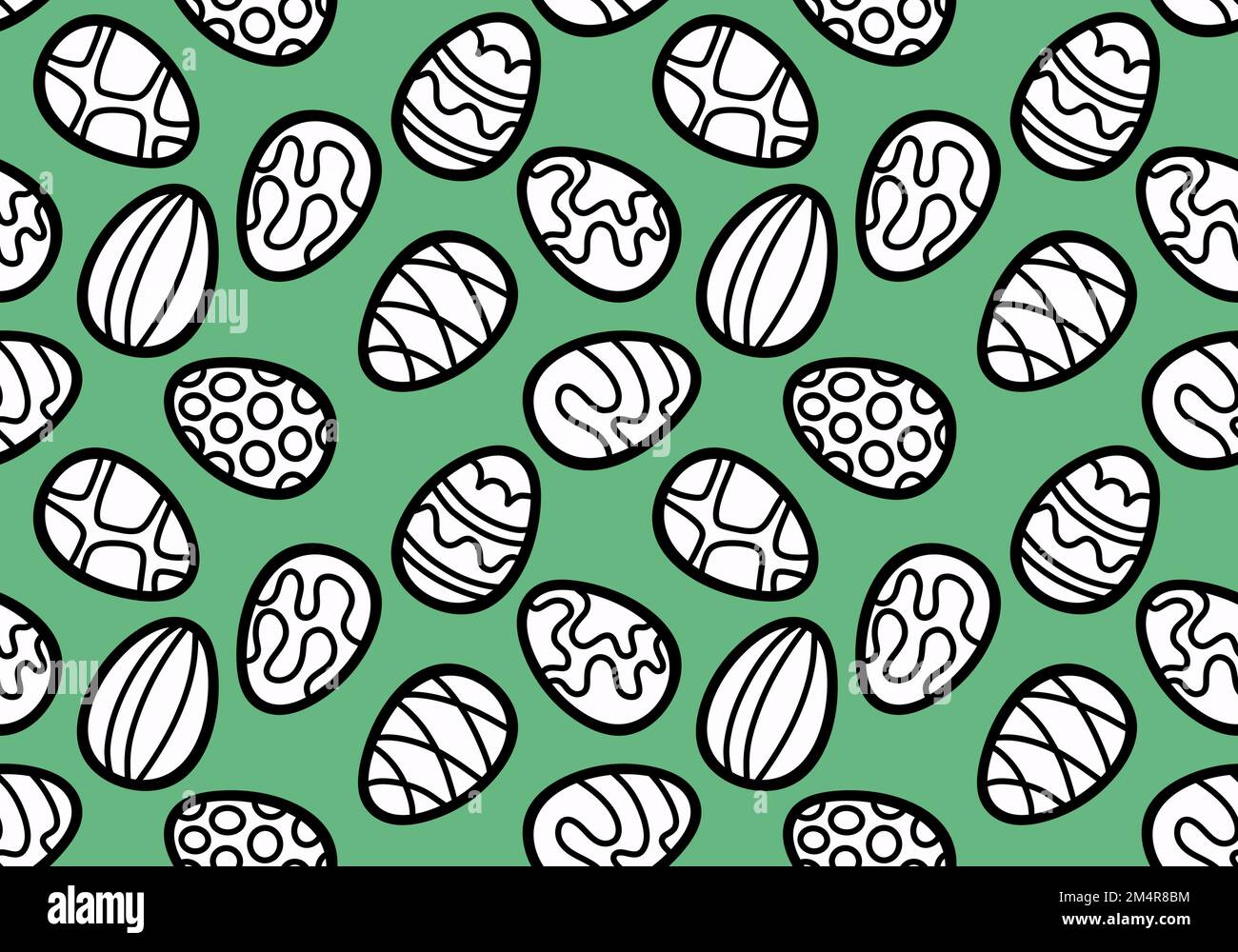 Easter eggs seamless spring pattern for kids clothes print and ...