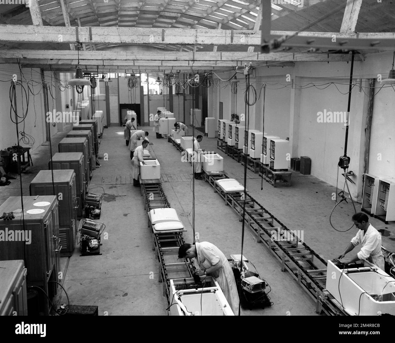 French Refrigerator Plant Increases its Productivity. Photographs of ...