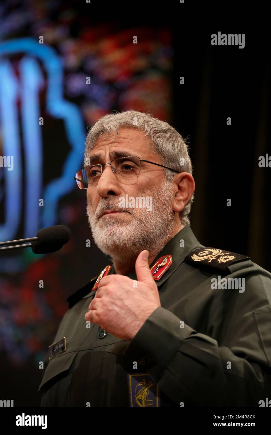 Tehran, Tehran, Iran. 20th Dec, 2022. Commander of Iran's Islamic ...