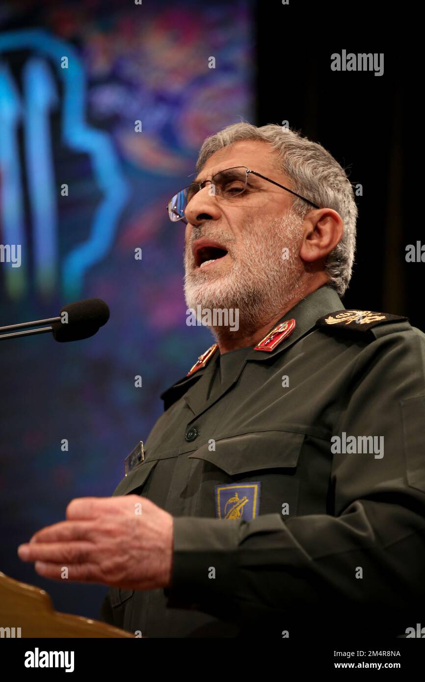 Tehran, Tehran, Iran. 20th Dec, 2022. Commander of Iran's Islamic ...