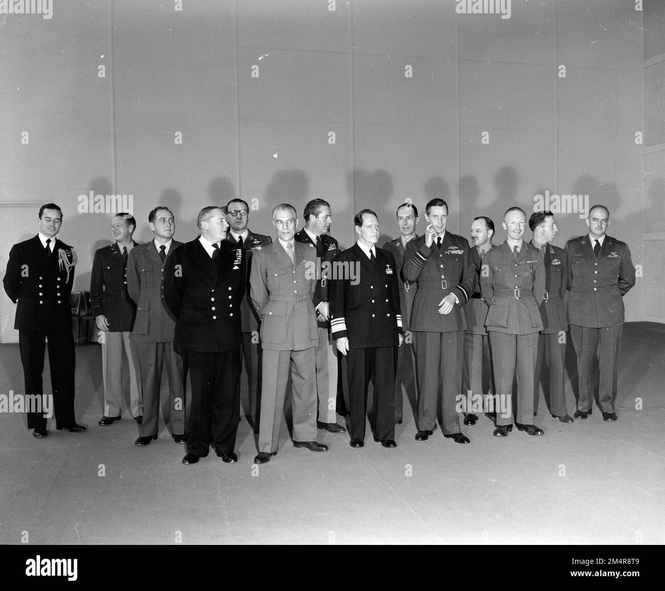 Standing Group & N. Atlantic Council Meet, Oct 28, 1952. Photographs of ...