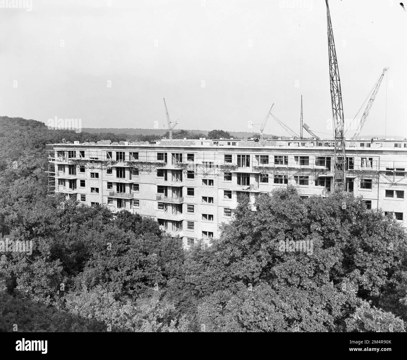 New Prefabrication Method for Apartment Building. Photographs of ...