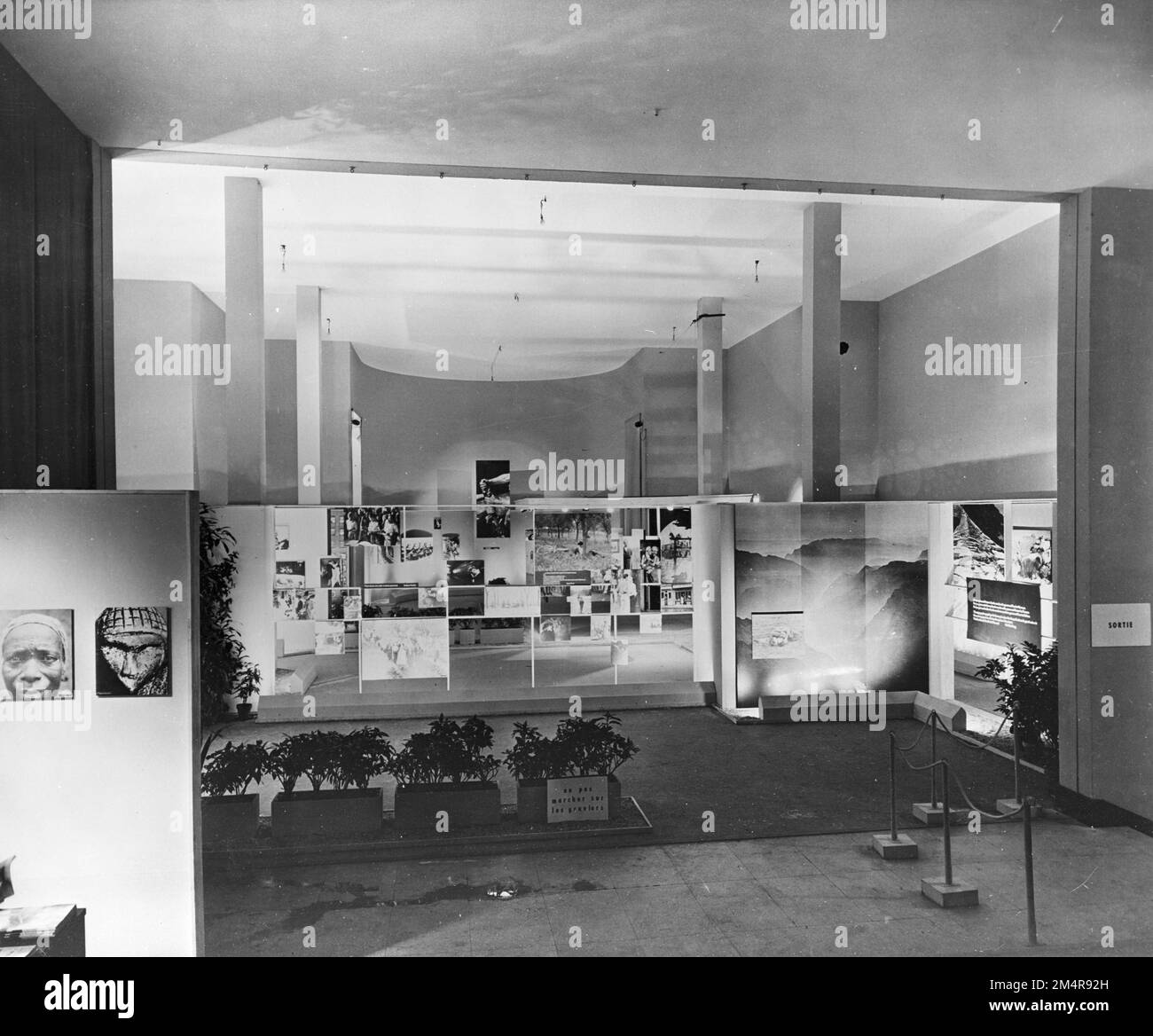 "Family of Man" Exhibit, Lay-out. Photographs of Marshall Plan Programs ...