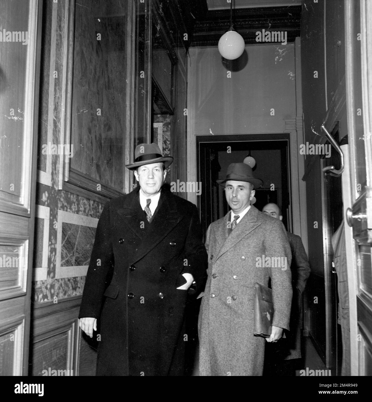 Wm. C. Foster Visits ECA Headquarters in Paris. Photographs of Marshall ...