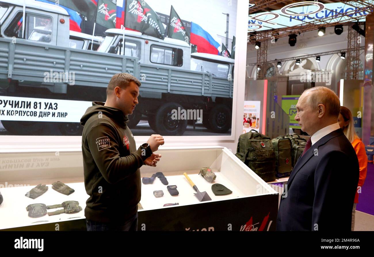 Moscow, Russia. 22nd Dec, 2022. Russian President Vladimir Putin ...