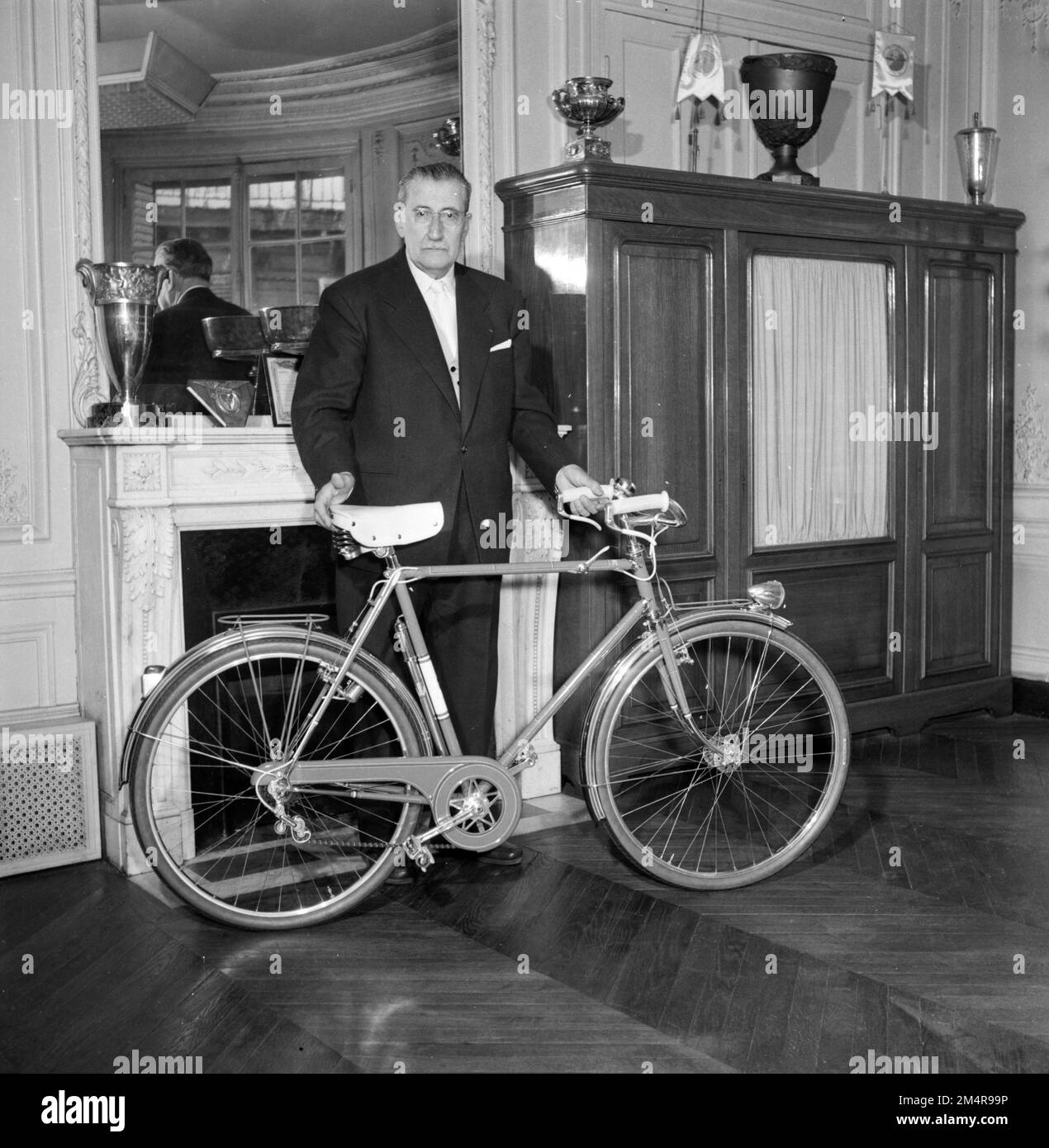 Bicyclette Presented to Eisenhower. Photographs of Marshall Plan ...