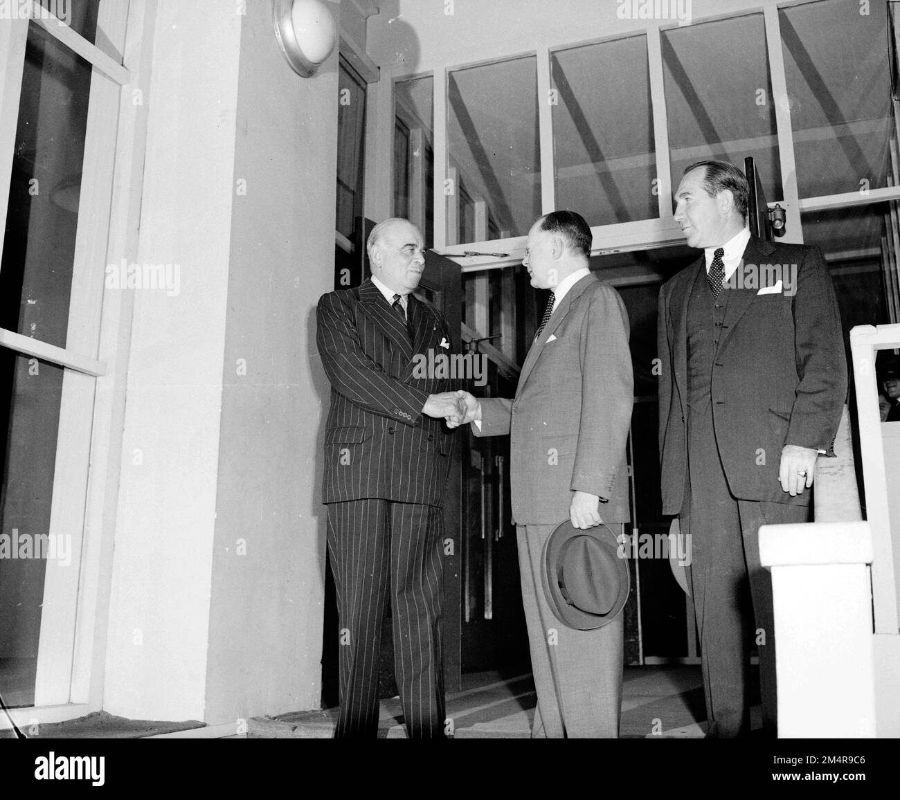Ambassador Hughes Calls on Lord Ismay. Photographs of Marshall Plan ...