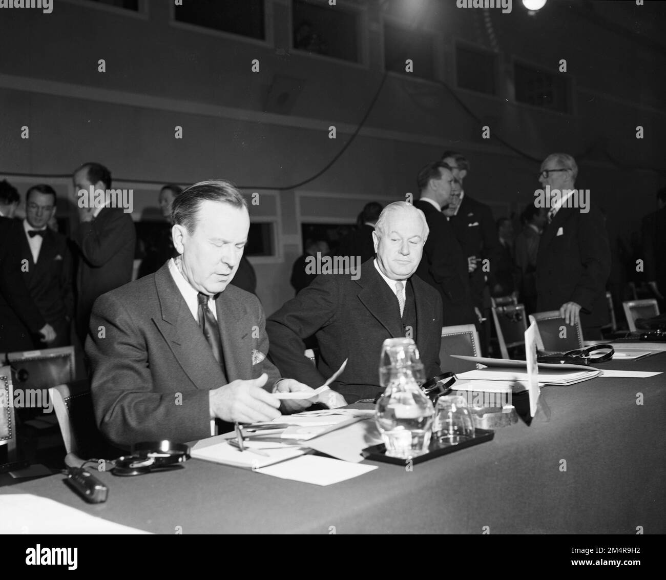 NATO Meeting in Paris. Photographs of Marshall Plan Programs, Exhibits ...
