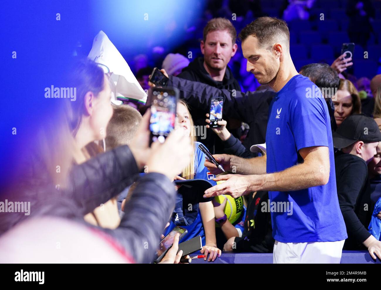 Scotland's Andy Murray signs autographs for fans during day two of ...