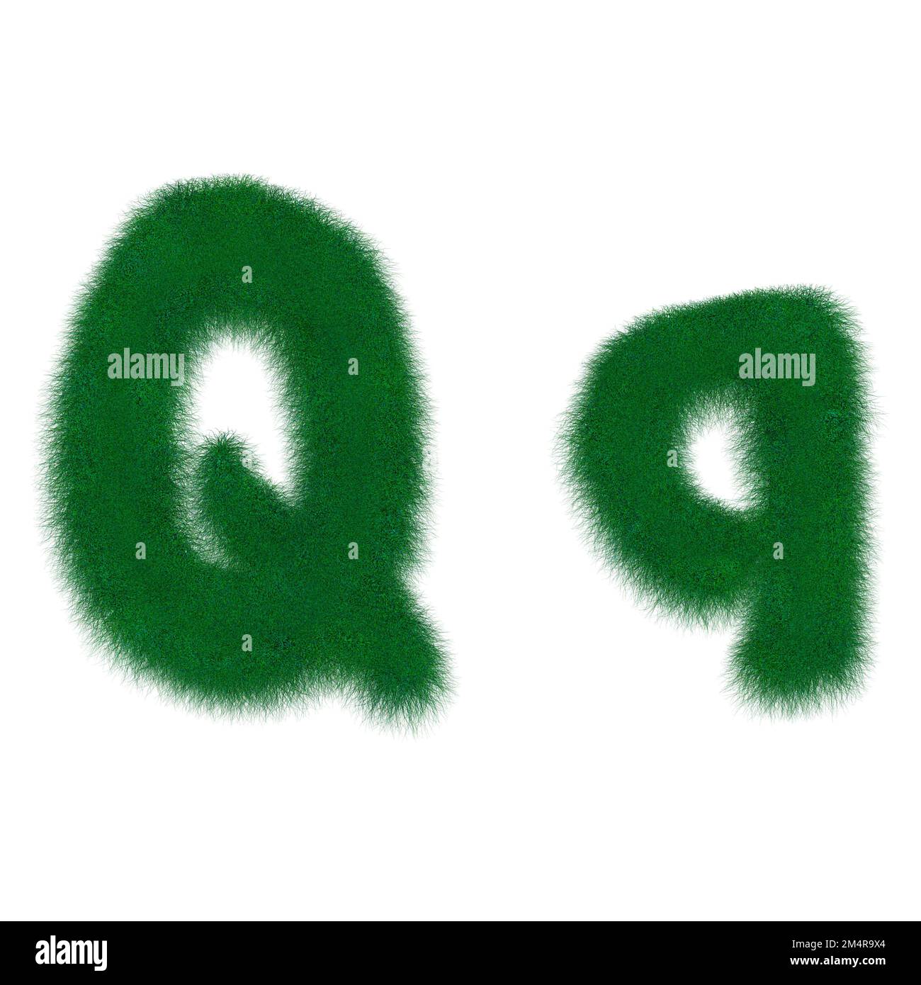 Green letter q hi-res stock photography and images - Alamy