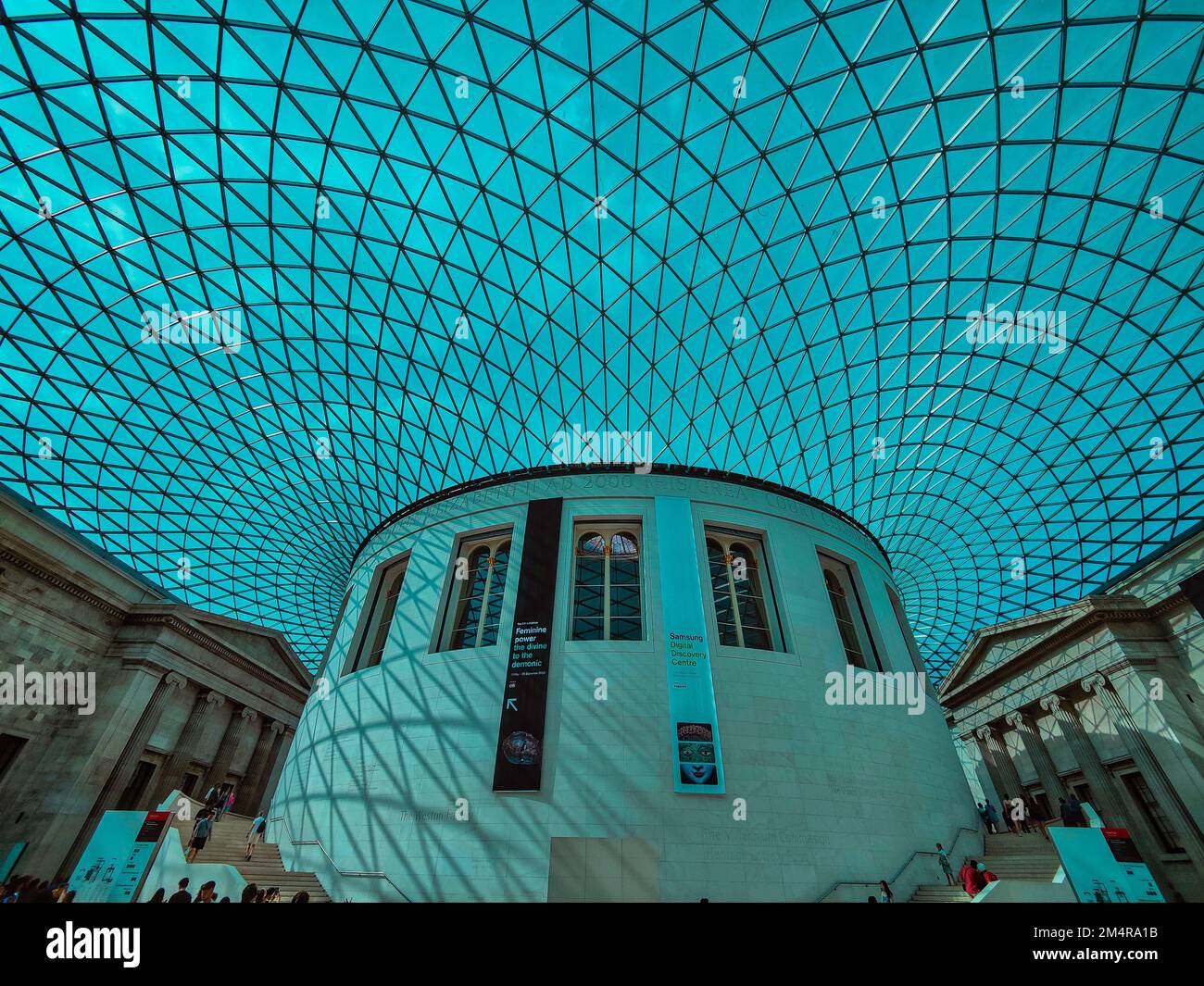 The modern interior of The British Museum in London Stock Photo - Alamy